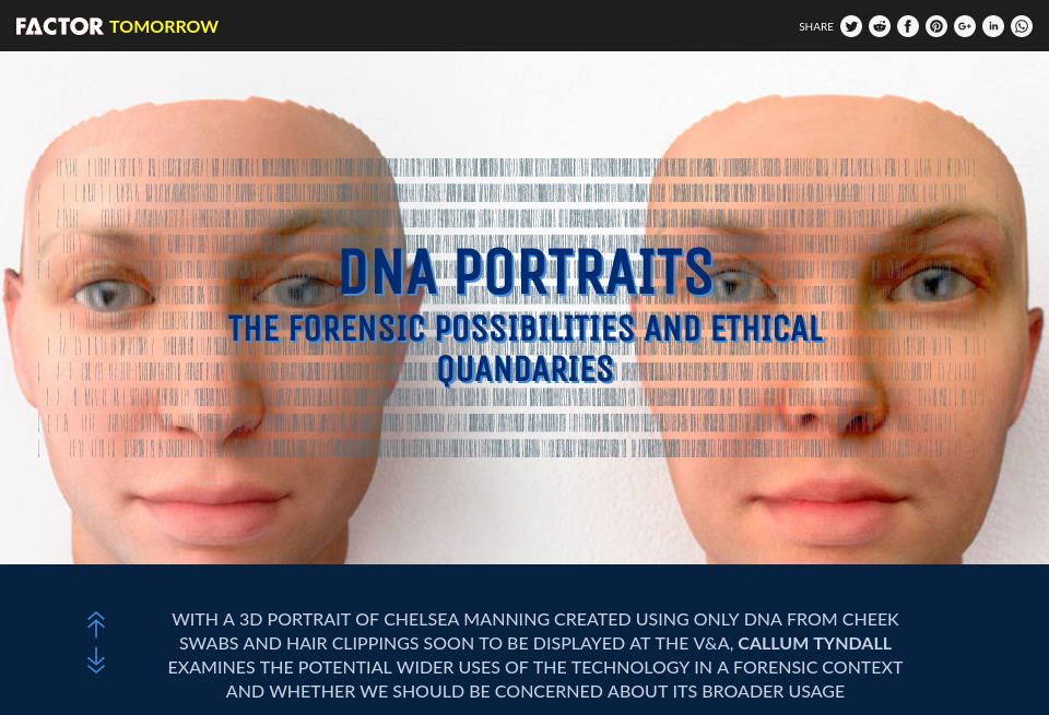 DNA Portraits: The Forensic Possibilities and Ethical Quandaries ...