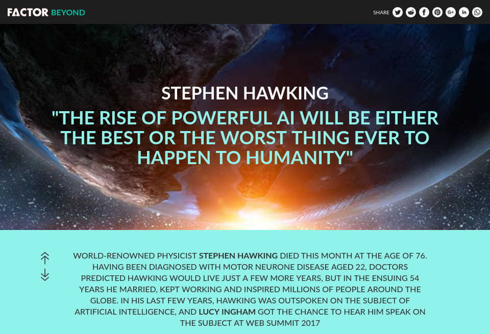 Human 2.0: Reshaping Humanity for Life Beyond Earth - Factor Spring 2018 Human 2.0: Reshaping Humanity for Life Beyond Earth - Factor Spring 2018